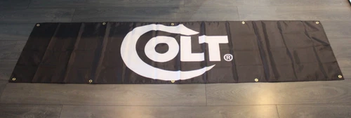 FABLE- Colt 45 Guns Banner Black Flag Big Giant Huge 2X8 Feet Gun ...