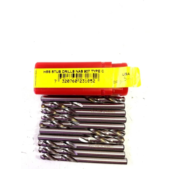 FABLE- Dormer (A230 #19) Hss Bright Coat Screw Machine Length Drill ...