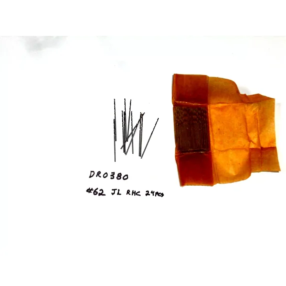 FABLE- Dr0380) #62 Hss, Jl., Drill Bits, Gp, 118Deg., 24 Pcs. - Walmart.com