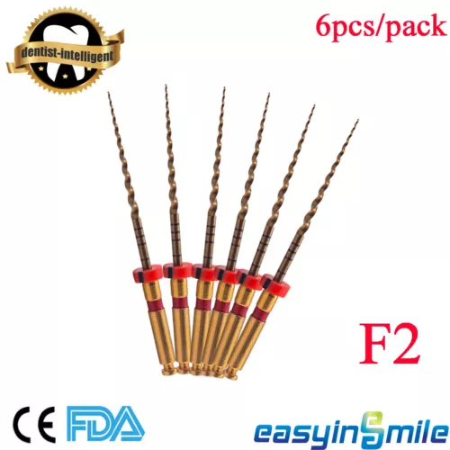 FABLE- Endo Rotary Files F2 Dental Endodontic X-Gold Large Taper Files ...