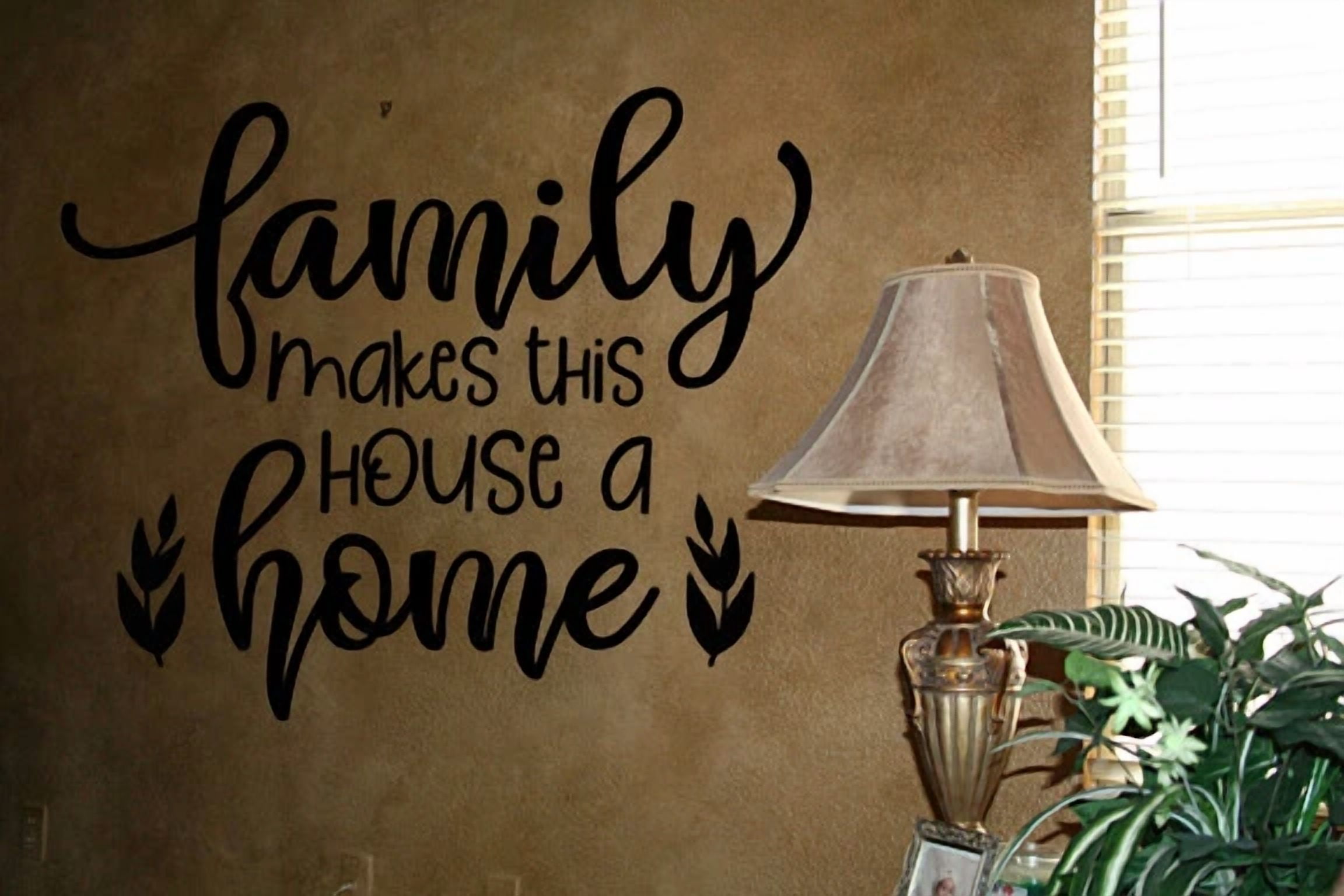 FABLE- Family Makes This House A Home Vinyl Wall Decal Sticker ...