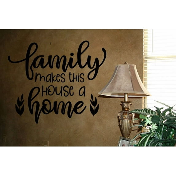 FABLE- Family Makes This House A Home Vinyl Wall Decal Sticker ...