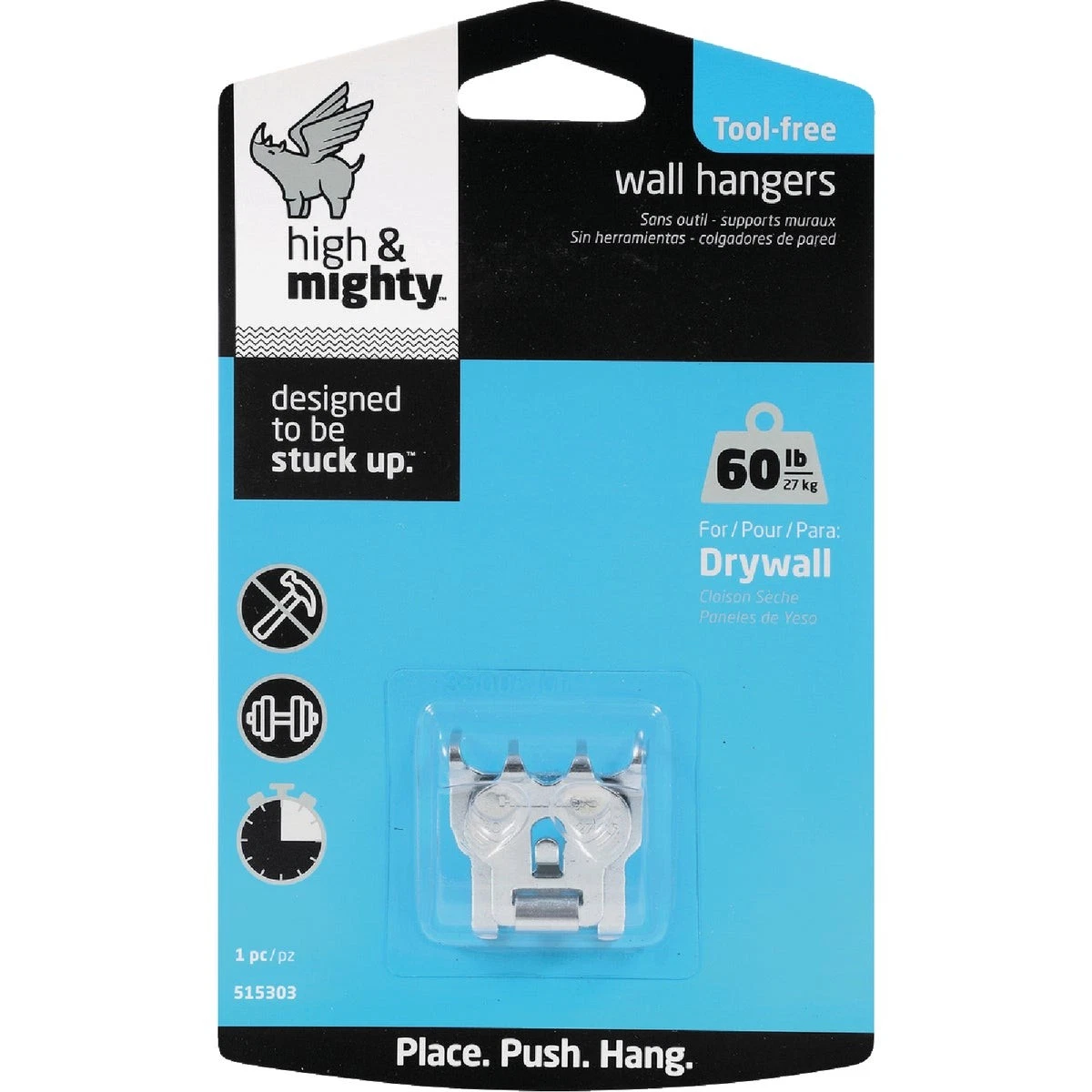 FABLE- Hillman High And Mighty 60 Lb. Capacity Picture Hanger 515303 ...