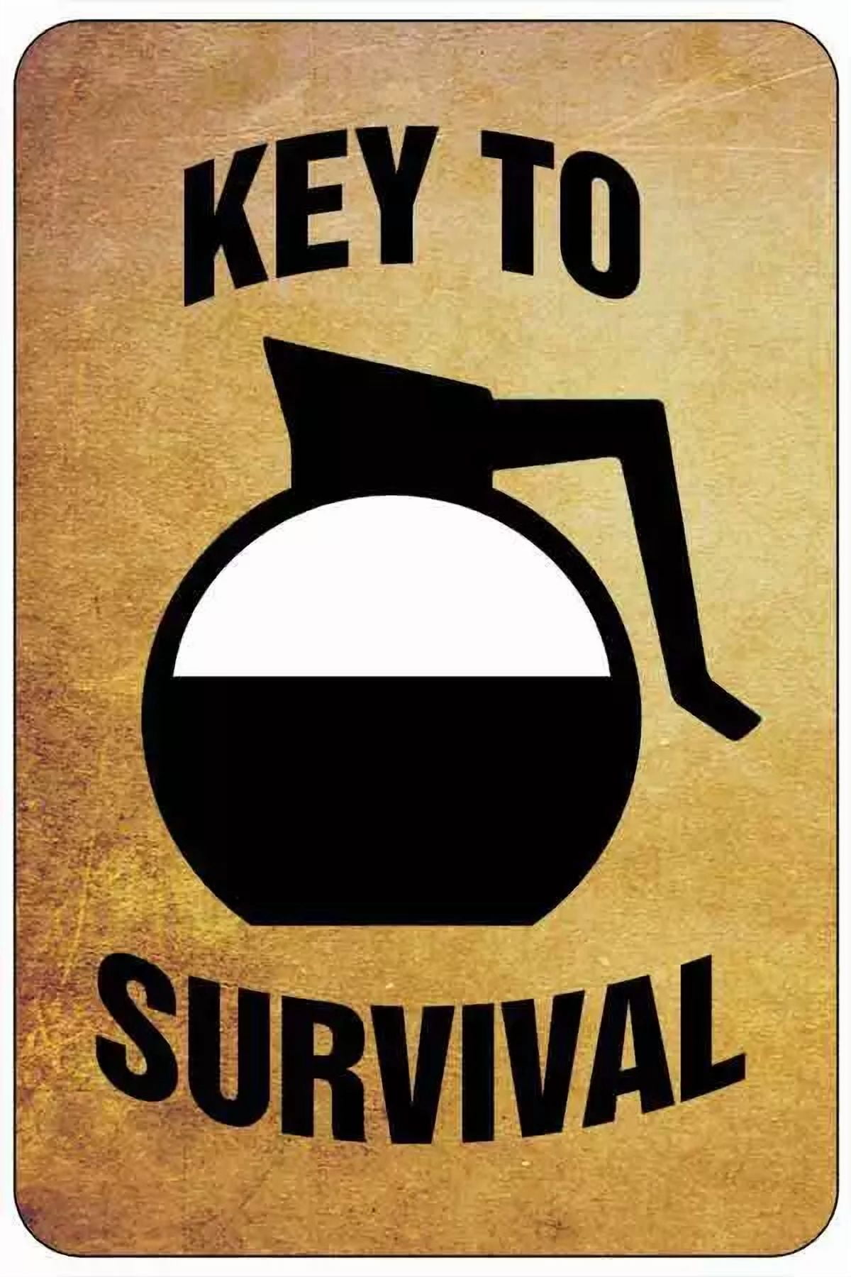 FABLE- Key To Survival Ii Sign Metal Funny Man Cave House Decor B390N ...