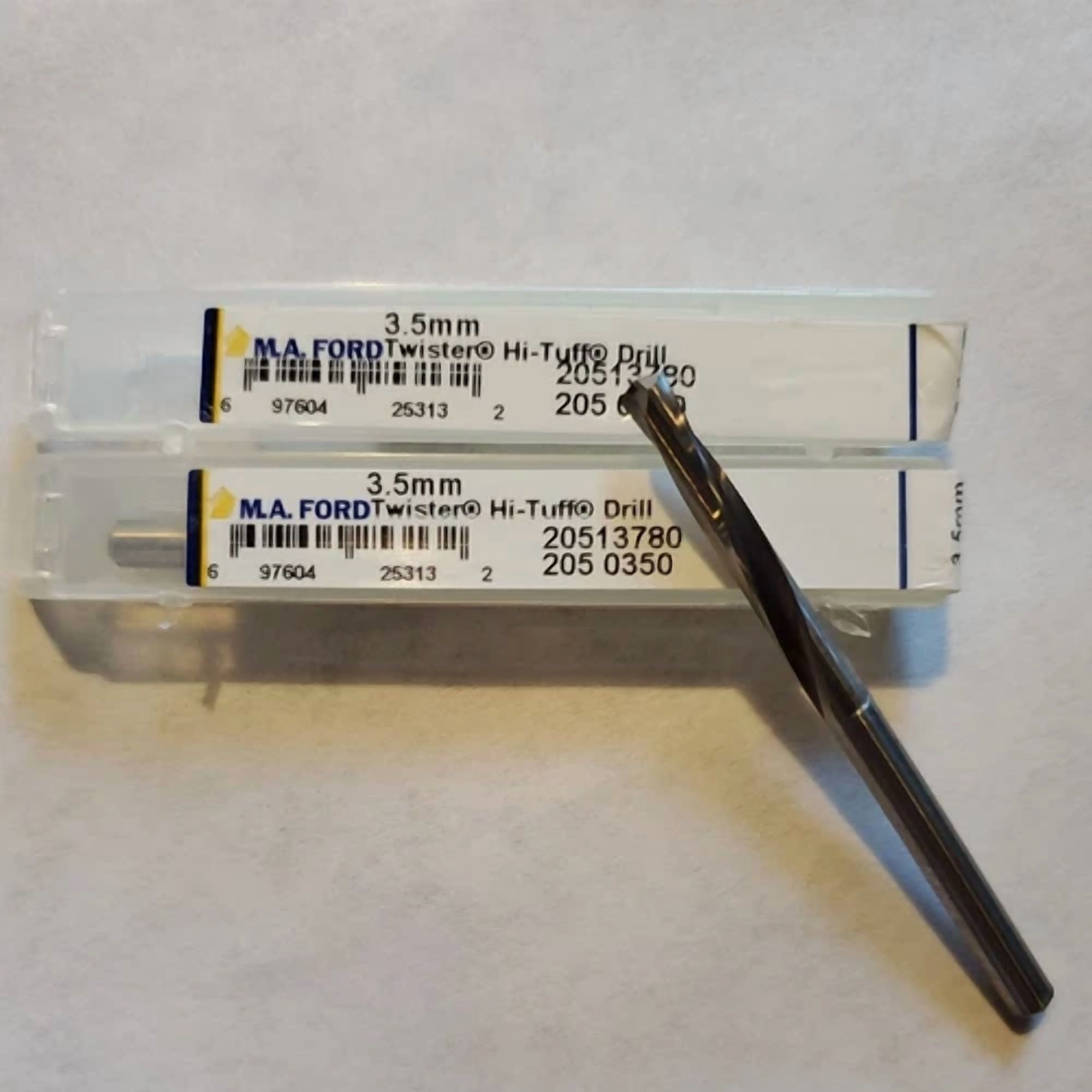 FABLE- (Lot 2) 3.5Mm Solid Carbide Drill Bit Made In Usa By M.A. Ford ...