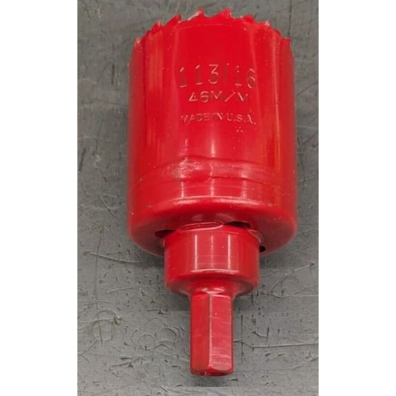 FABLE- Mk Morse Real Mccoy Hole Saw Ta29 1-13/16" Built-In Arbor Bi ...