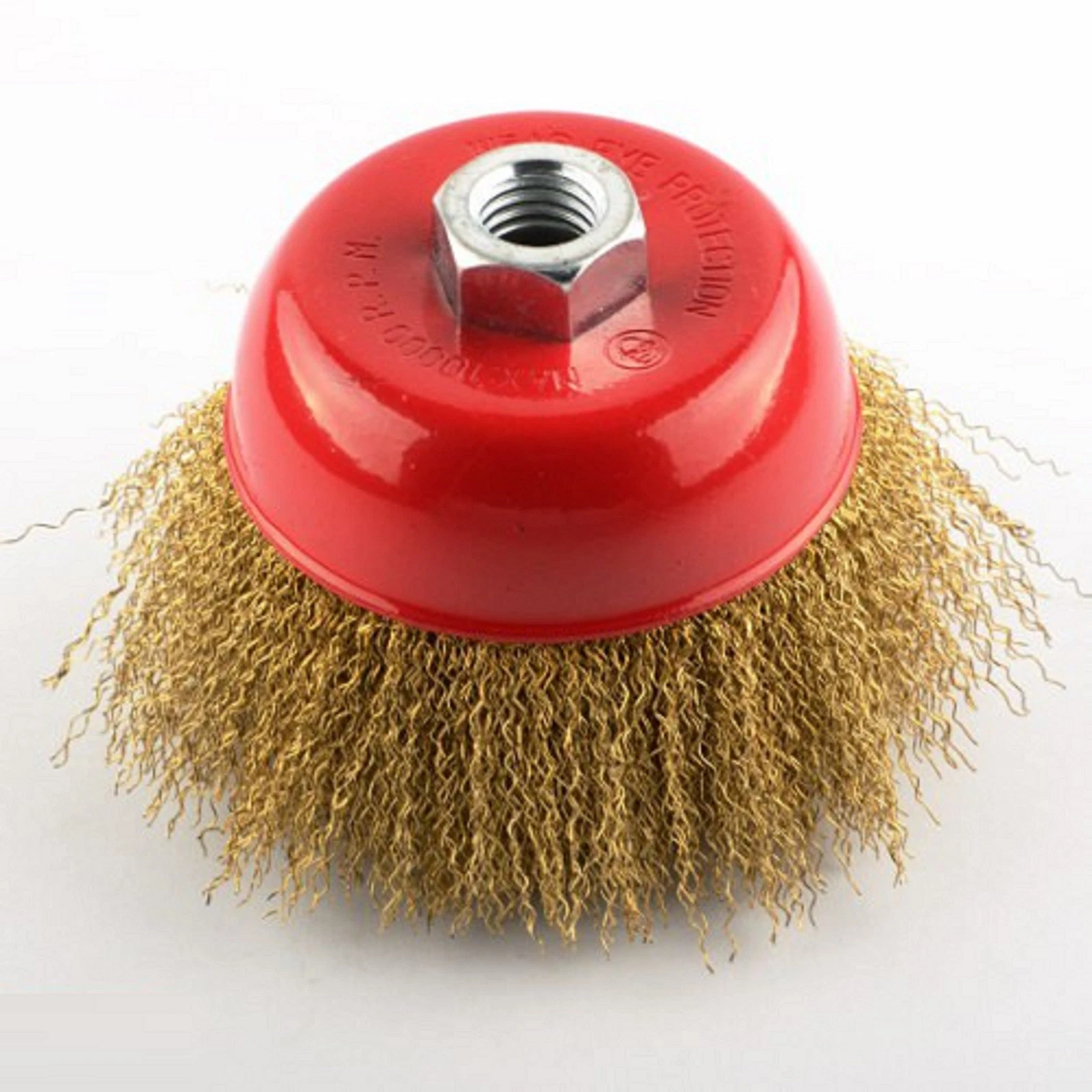 FABLE- New 3" X 5/8" Arbor Fine Crimped Wire Cup Wheel Brush - For ...