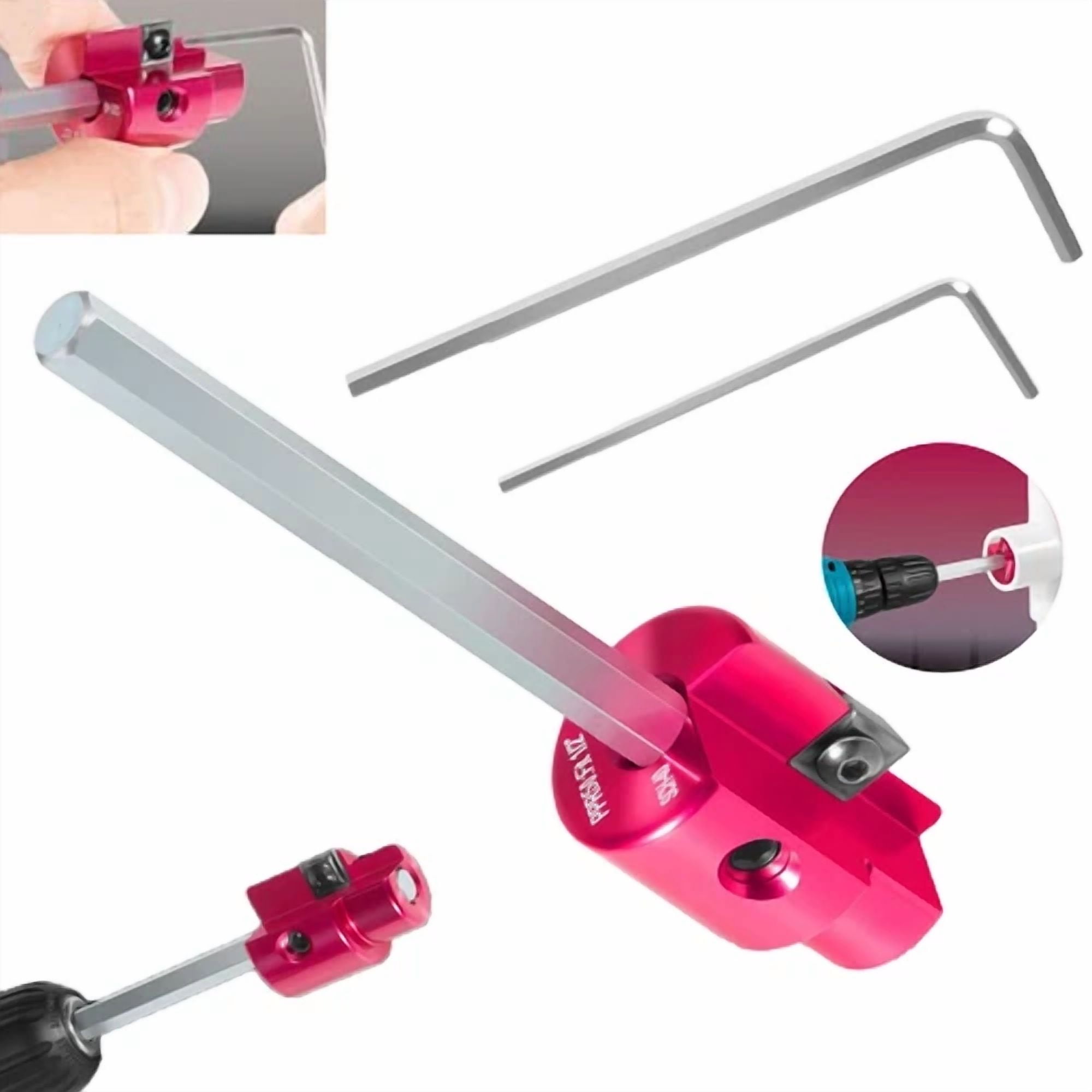 FABLE- Ppr50 1/2" Head Plastic Pipe Fitting Reamer & 1/4" Hex Shaft Fit ...