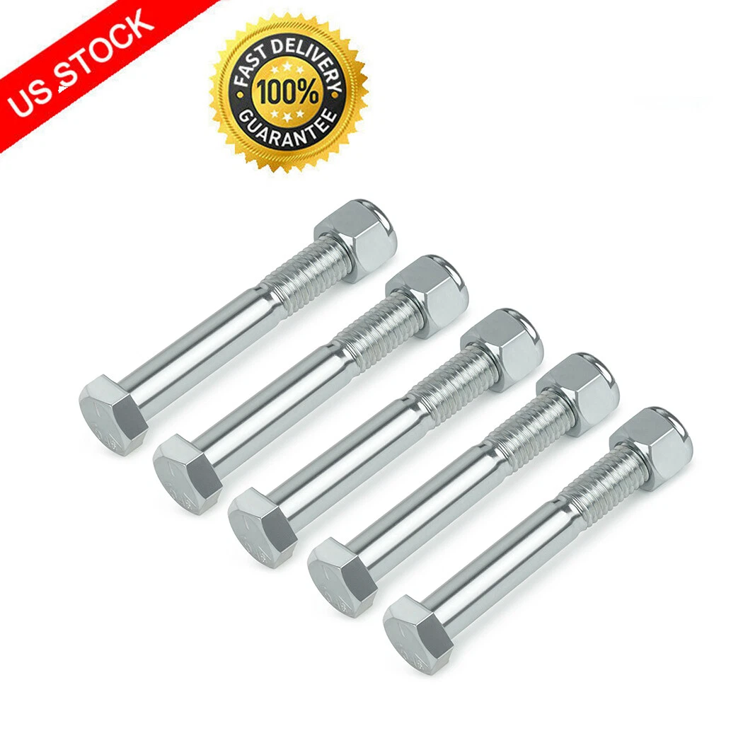 FABLE- Shear Bolts For Rotary Cutters 1/2" X 3-1/2" With Nylock Nuts ...