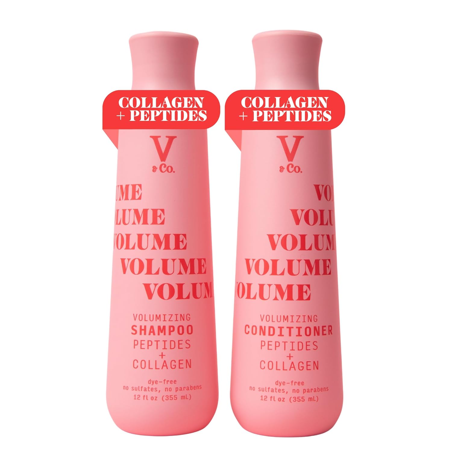 FABREJA. Beauty Volumizing Shampoo & Conditioner Set (12 Oz. Each) with ...