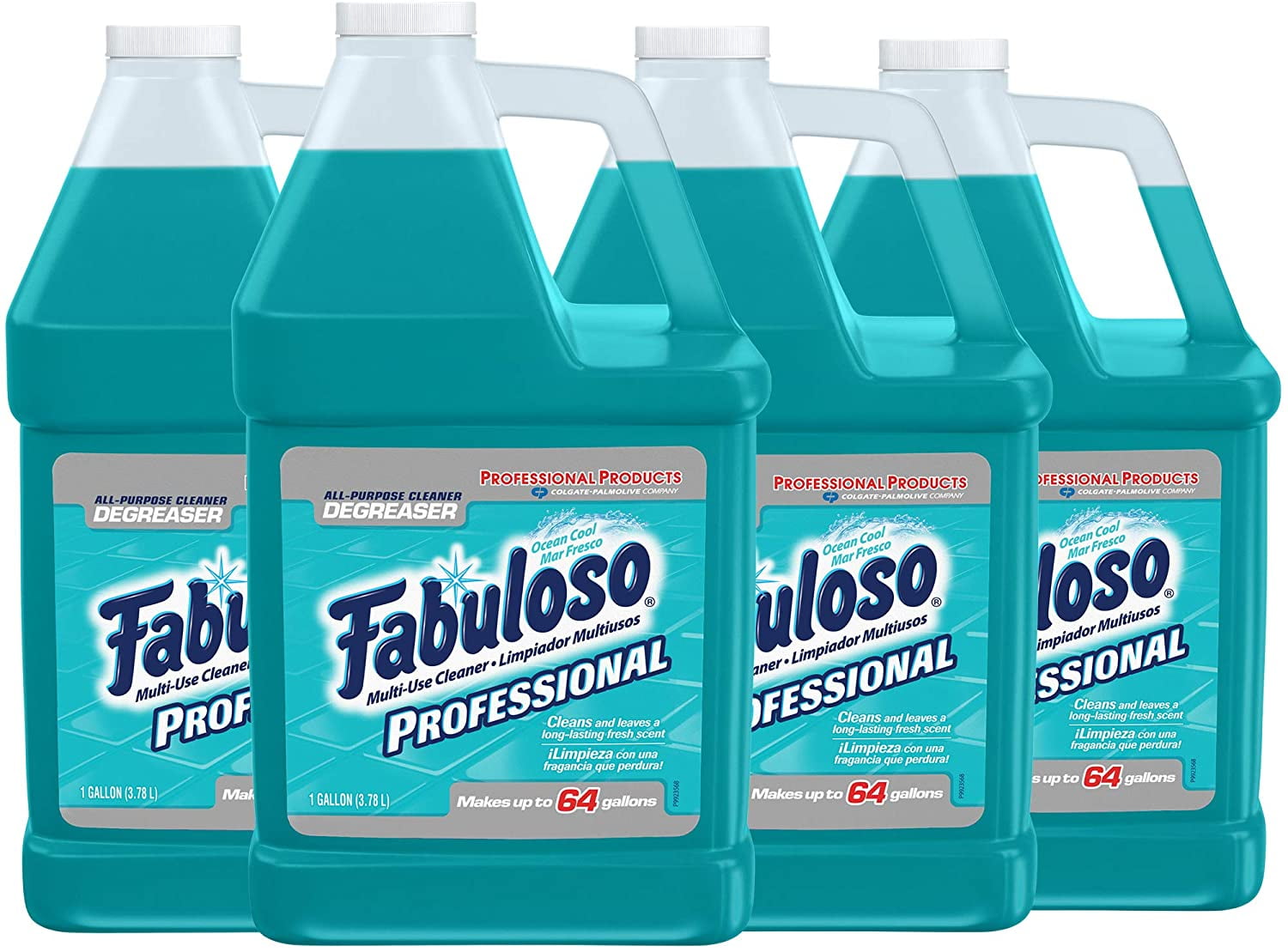 FABULOSO Pro Cleaner & Degreaser, Ocean Cool, for Kitchen, Bathroom ...