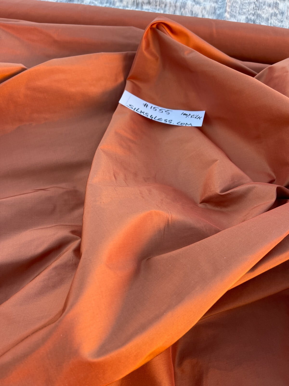 FABULOUS QUALITY SILK TAFFETA IRIDESCENT - CINNAMON CAKE!!! - Walmart.com