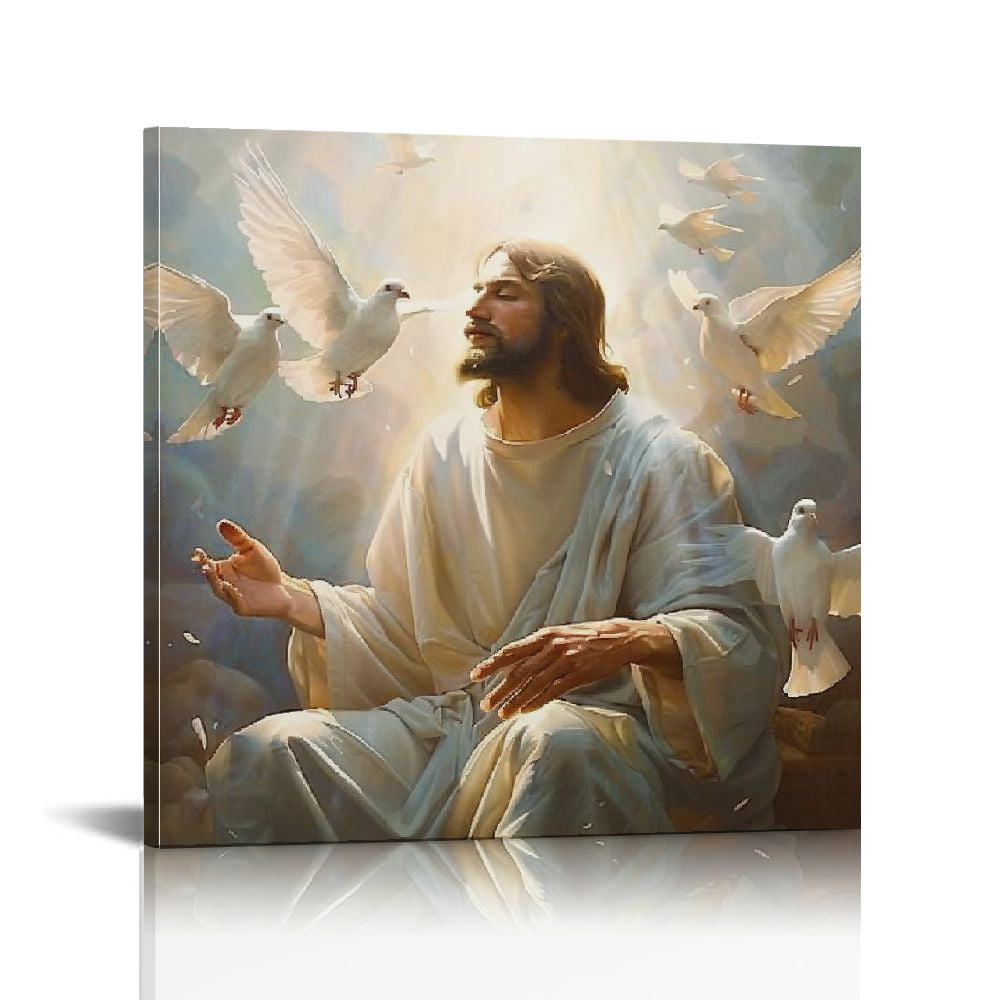 FACANNAP Decor Jesus Pictures for Wall - Jesus Poster Of Christ, Jesus ...