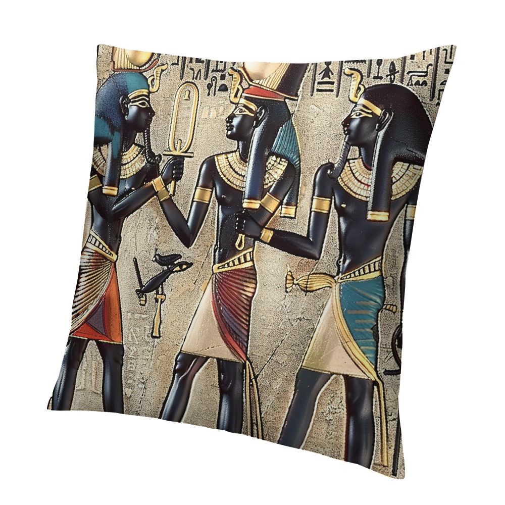 FACANNAP Egyptian Gods Goddesses Intricate Short Plush Pillowcase ...