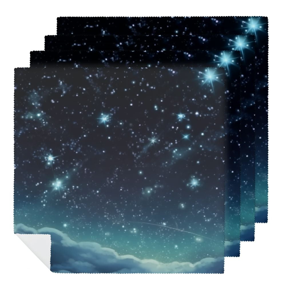 FACANNAP Galaxy Party Starry Night Supplies Tableware Set Outer Space ...