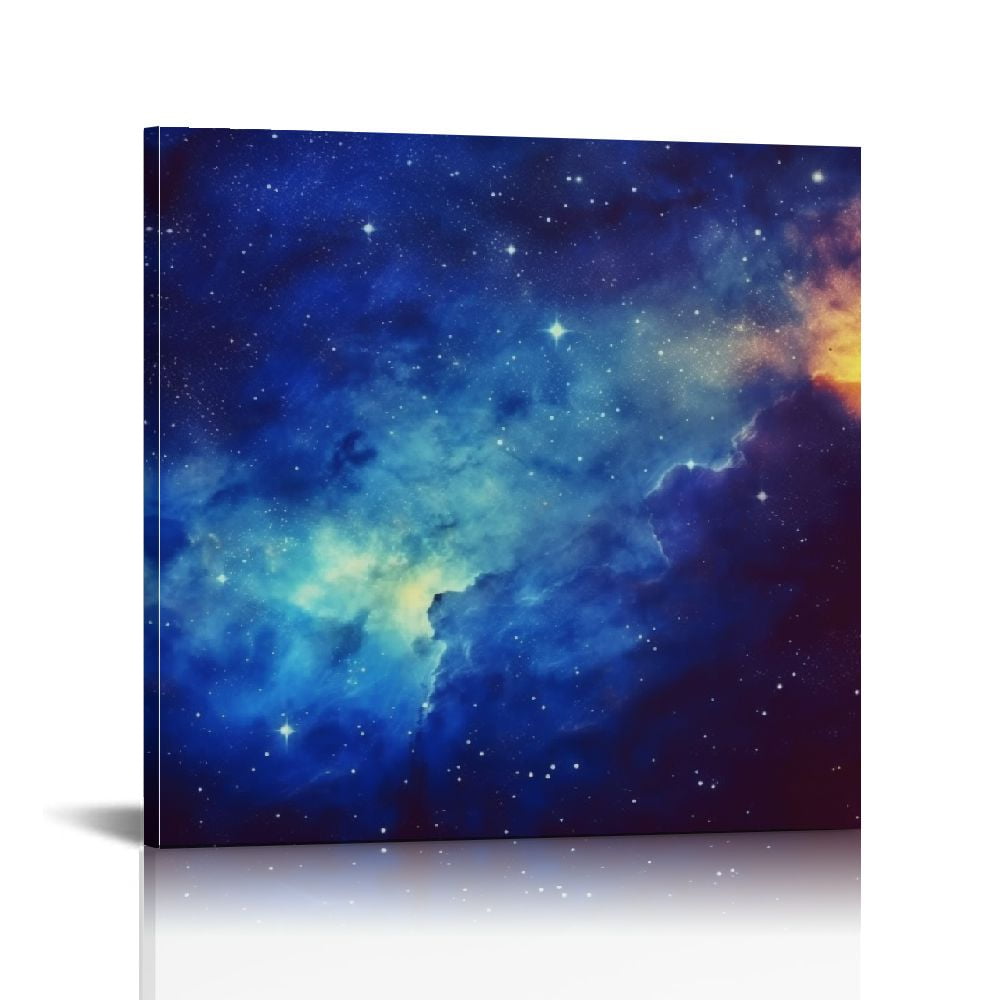 FACANNAP Galaxy Universe Space Tapestry, Blacklight Starry Night Sky ...