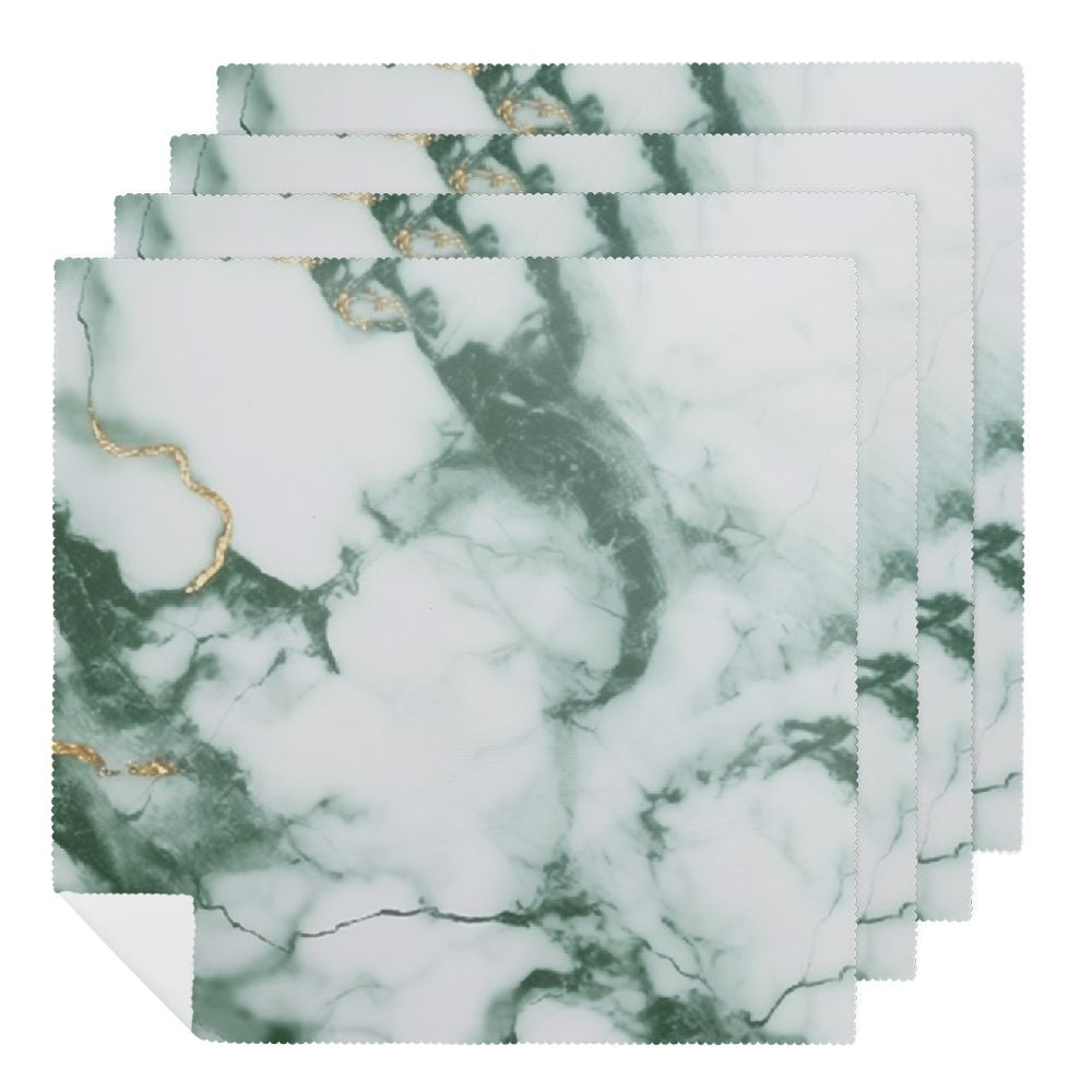 FACANNAP Homaxy Faux Leather Heat Resistant Placemats for Dining Table ...