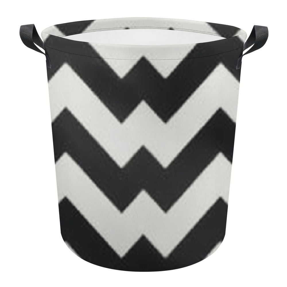 FACANNAP Large Laundry Collapsible Laundry Bag Zigzag Pattern Vintage ...