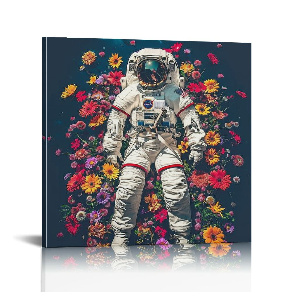 FACANNAP Space Astronaut Decor Cool Astronauts Poster, Space Wall Art ...