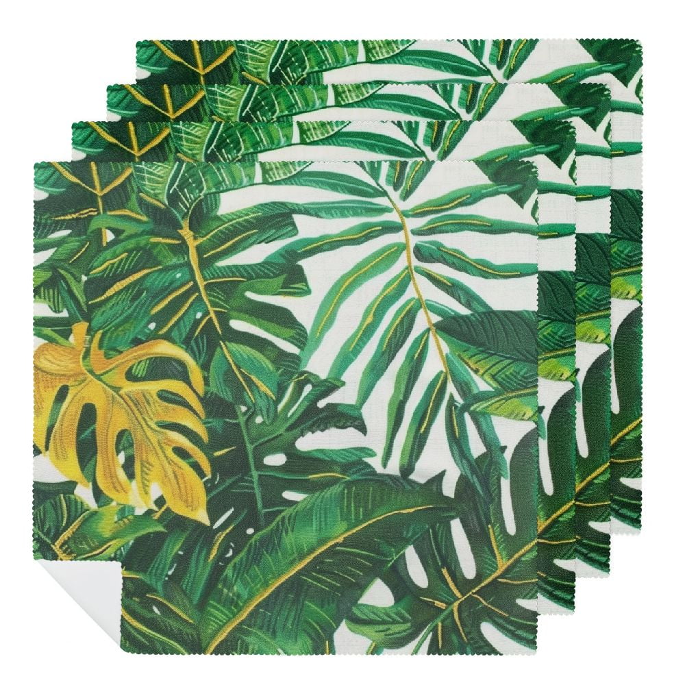 FACANNAP Tropical Napkins Bulk Palm Leaf Paper Bathroom Hand Towels ...