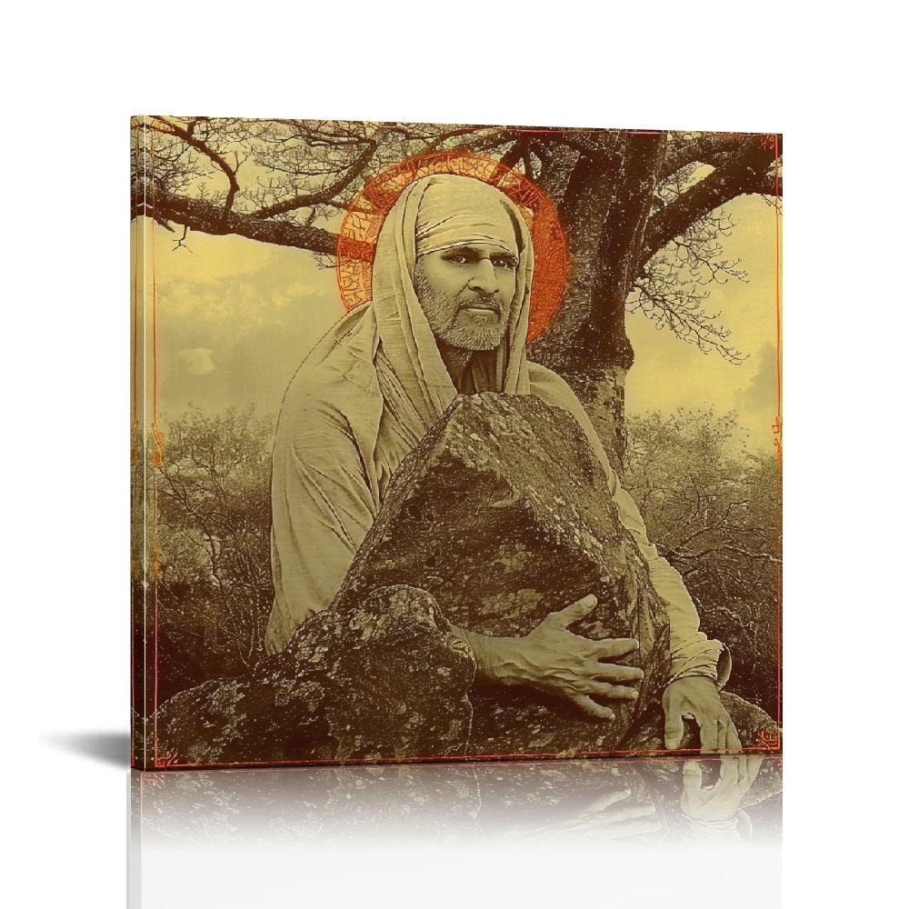 FACANNAP Yogic Mantra Shirdi Sai Baba Photo Embossed Printing | Shradha ...
