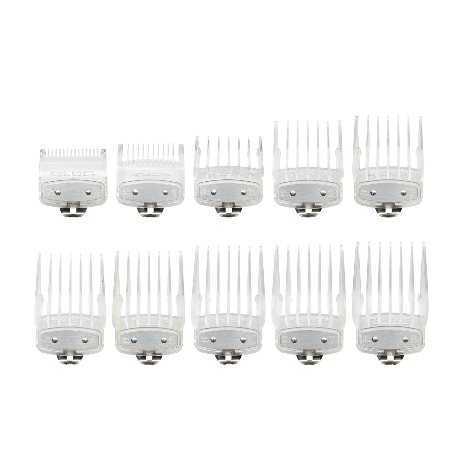 FACEGA 10 Pcs Clipper Guards,Lightweight and Ergonomic Clipper Guards ...
