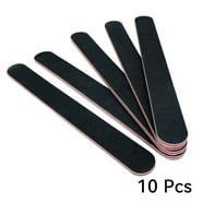 10pcs Professional Nail File Set, Double-Sided Emery Board Files 100/ ...