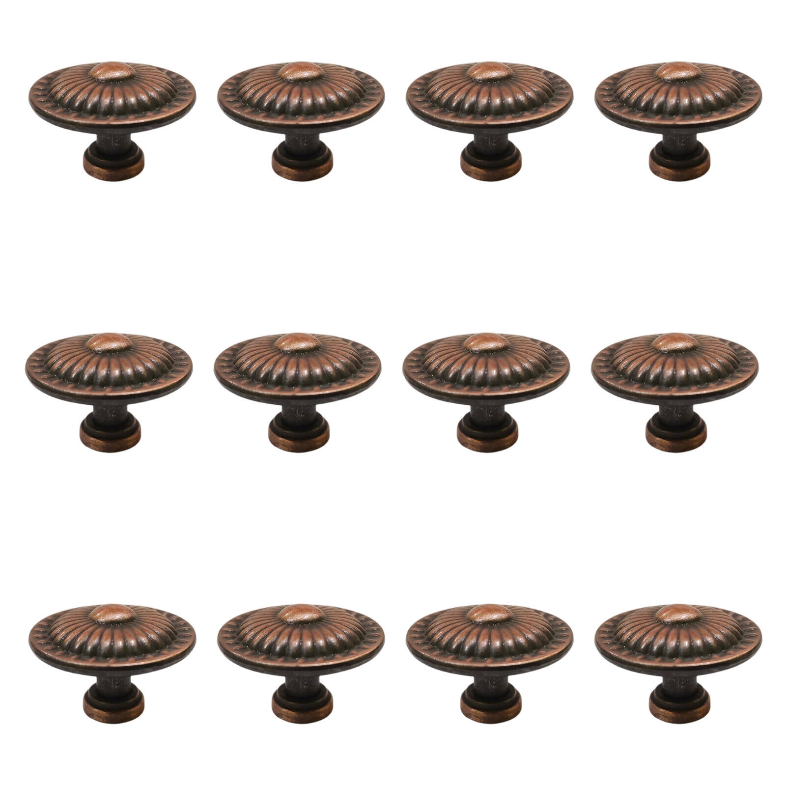 FACEGA 12Pcs Cabinet Knobs Elegant European Carved Design Adds Vintage ...