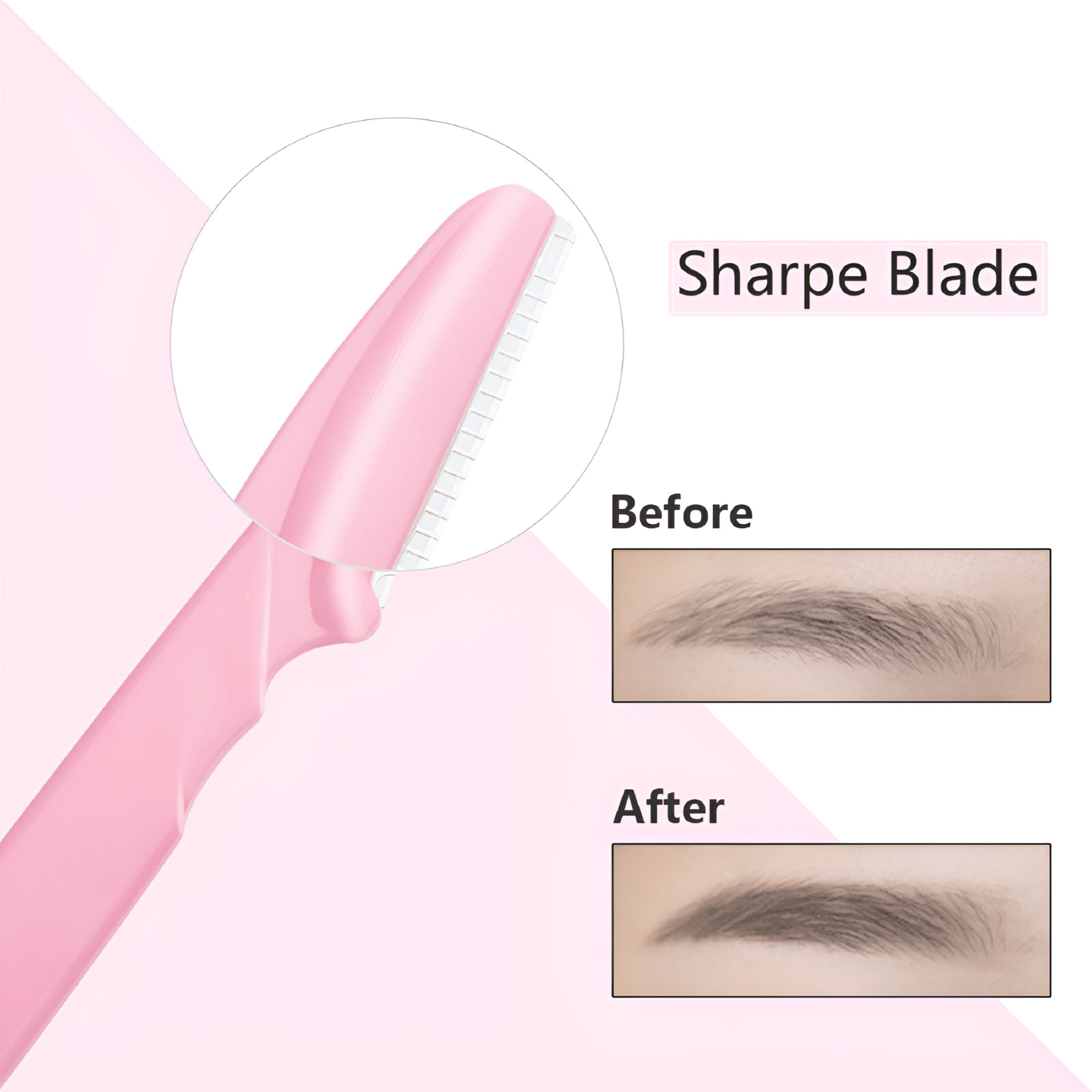 FACEGA 12Pcs Eyebrow Razor Facial Razor,Trimming and Shaping Eyebrows ...