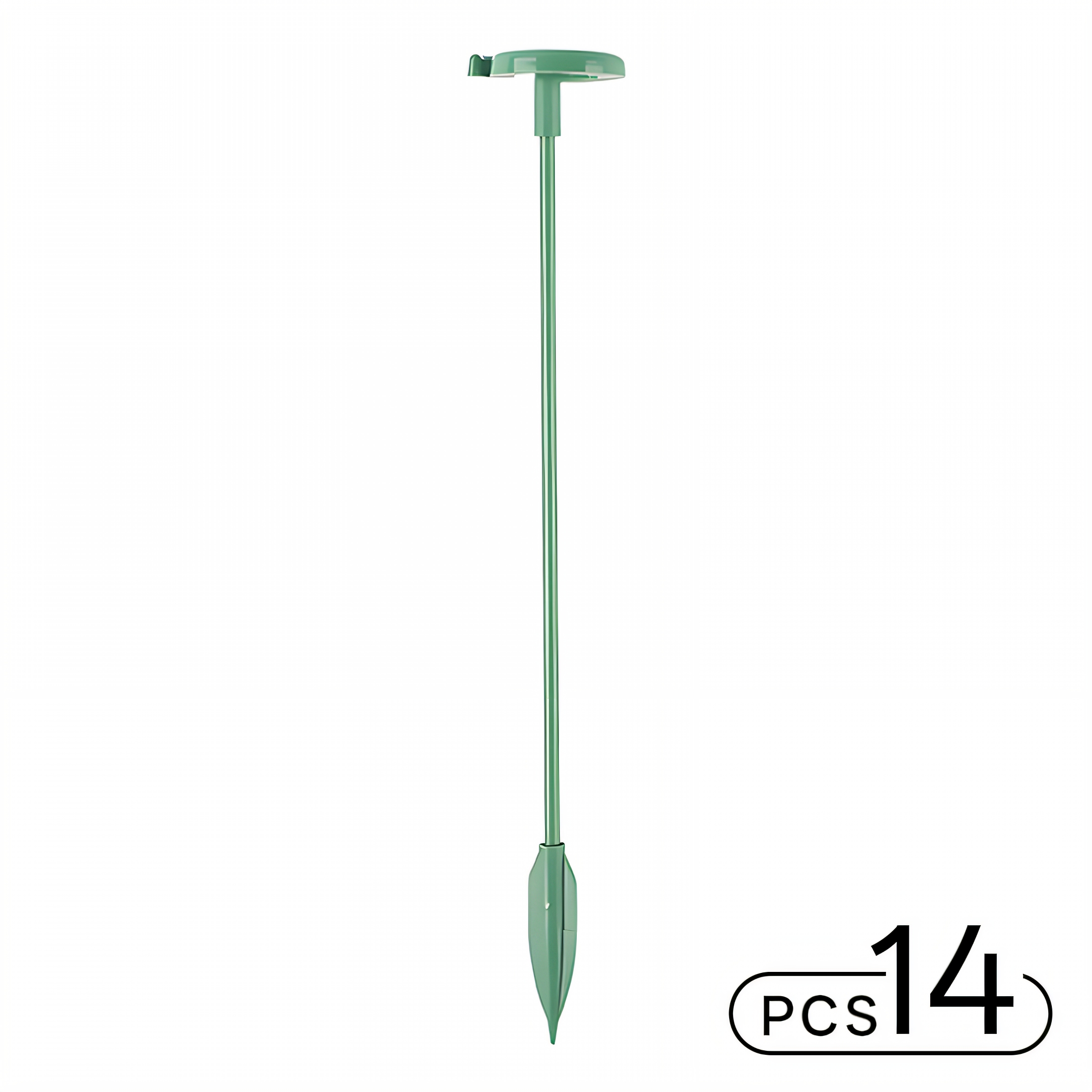 FACEGA 14Pcs Plant Stakes 14.57" Solid Fiberglass Rod Plant Support ...