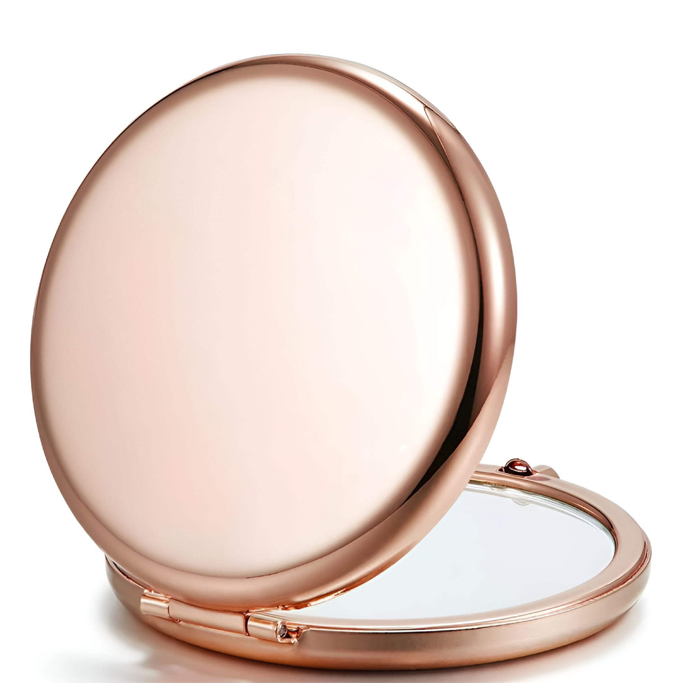 FACEGA 1Pack/ 2Pack Luxury Metal Shell Compact Cosmetic Mirror for ...