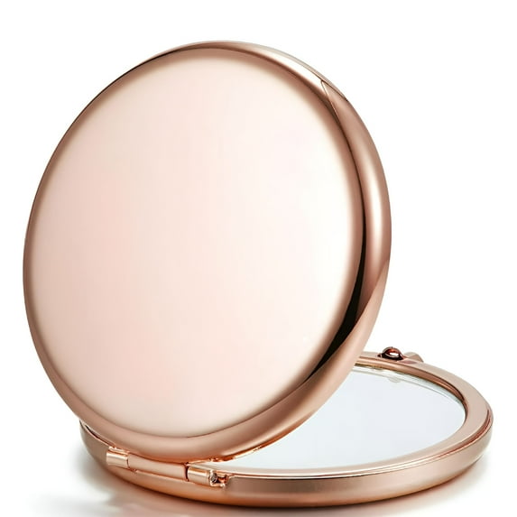 FACEGA 1Pack/ 2Pack Luxury Metal Shell Compact Cosmetic Mirror for ...
