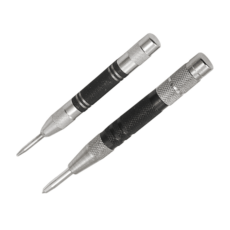 FACEGA 2 Pcs Center Punch,Powerful Spring Glass Hole Punch,Versatile ...