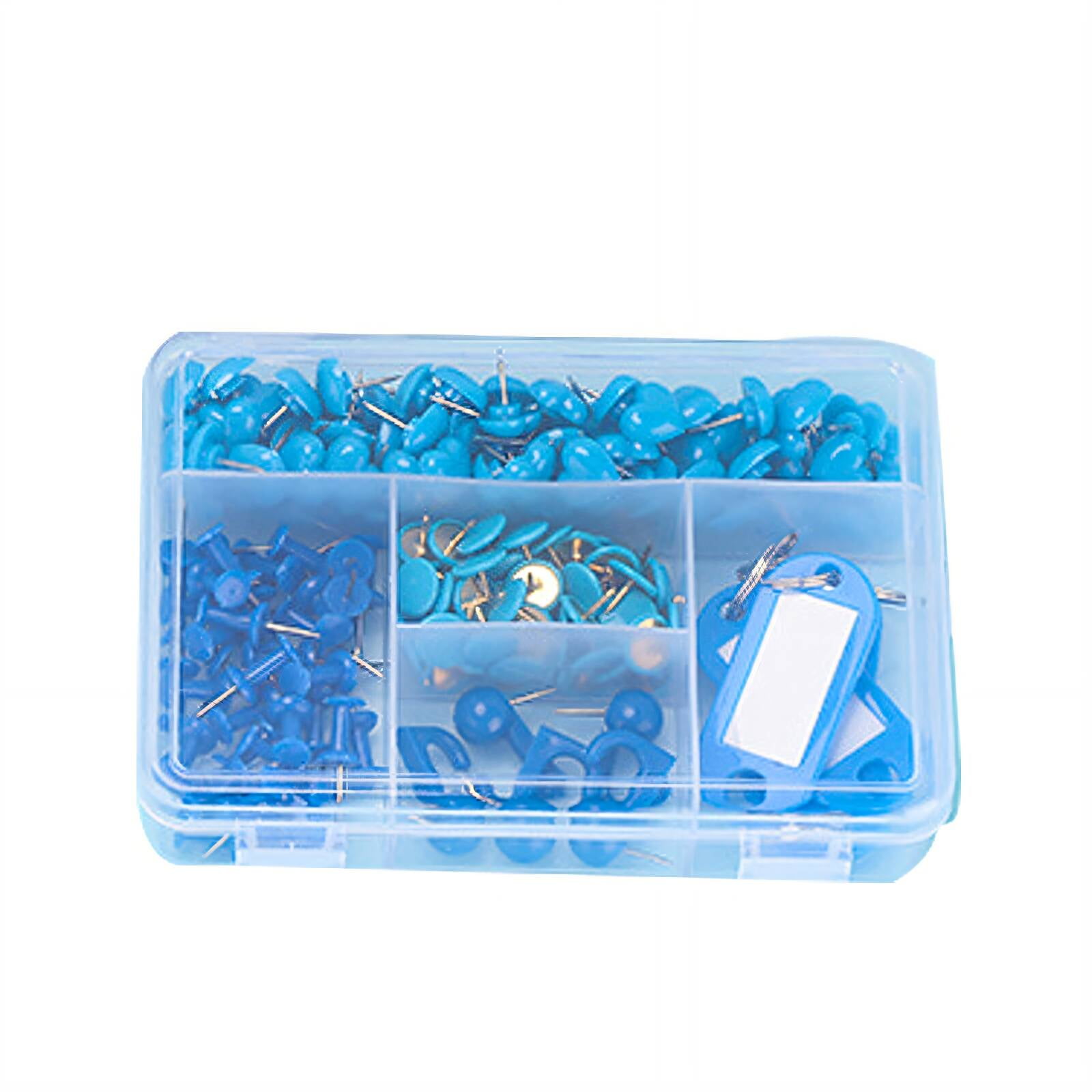 FACEGA 200Pcs Thumb Tacks All-In-One Cork Board Pins Imaginative Office ...