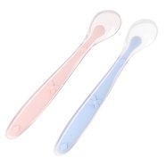 Nuby Baby's First Spoons Feeding Utensils for Babies 3 Count Silicone ...
