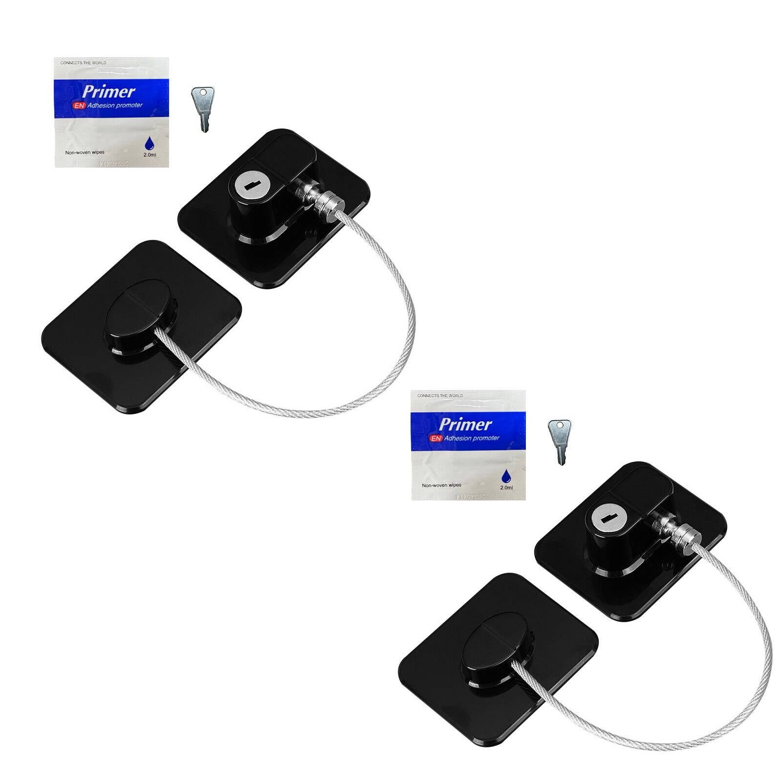 FACEGA 2Pcs Cabinet Locks Baby Proofing,Easy-to-Install Child Proof ...