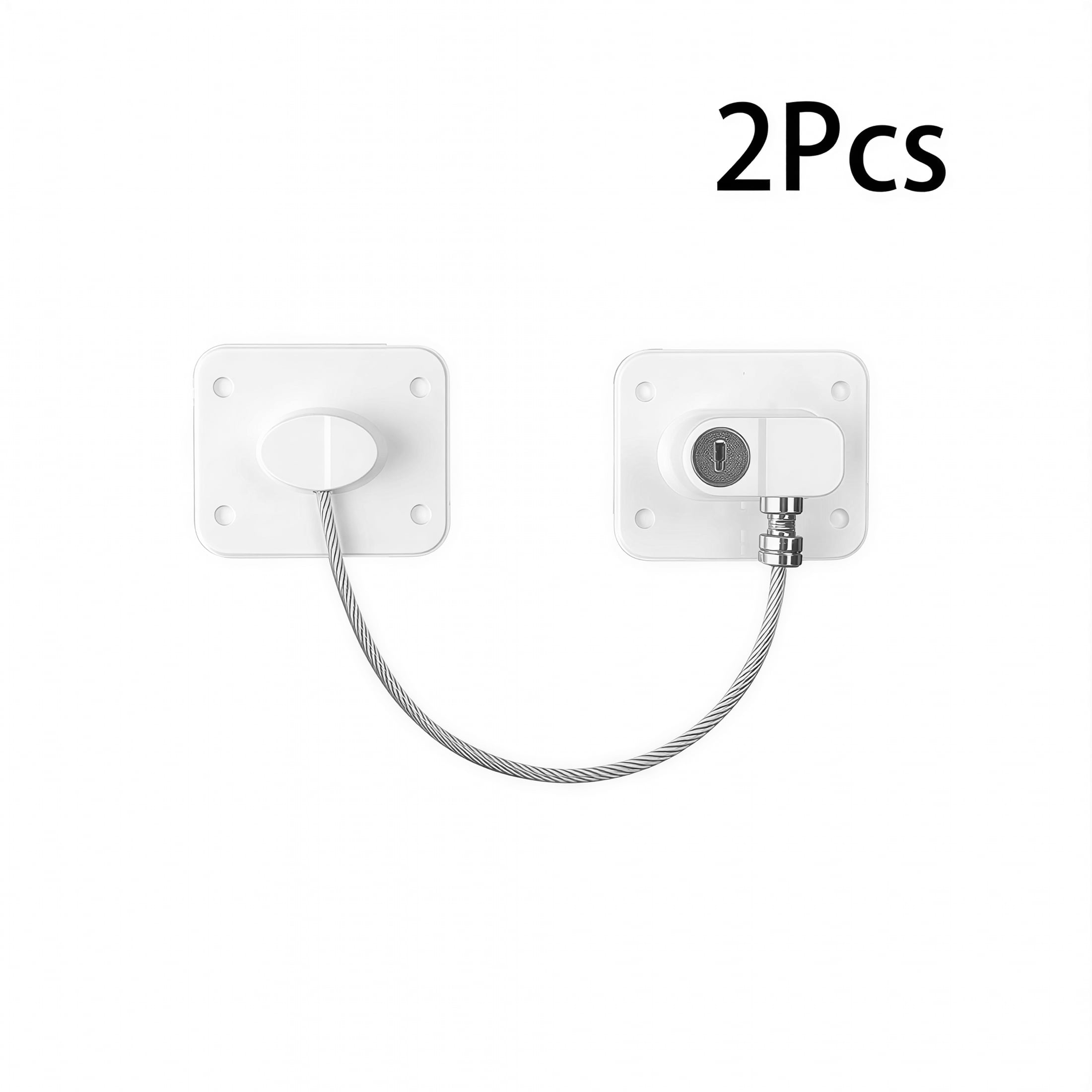 FACEGA 2Pcs Child Proof Cabinet Locks,Simple Installation Refrigerator ...