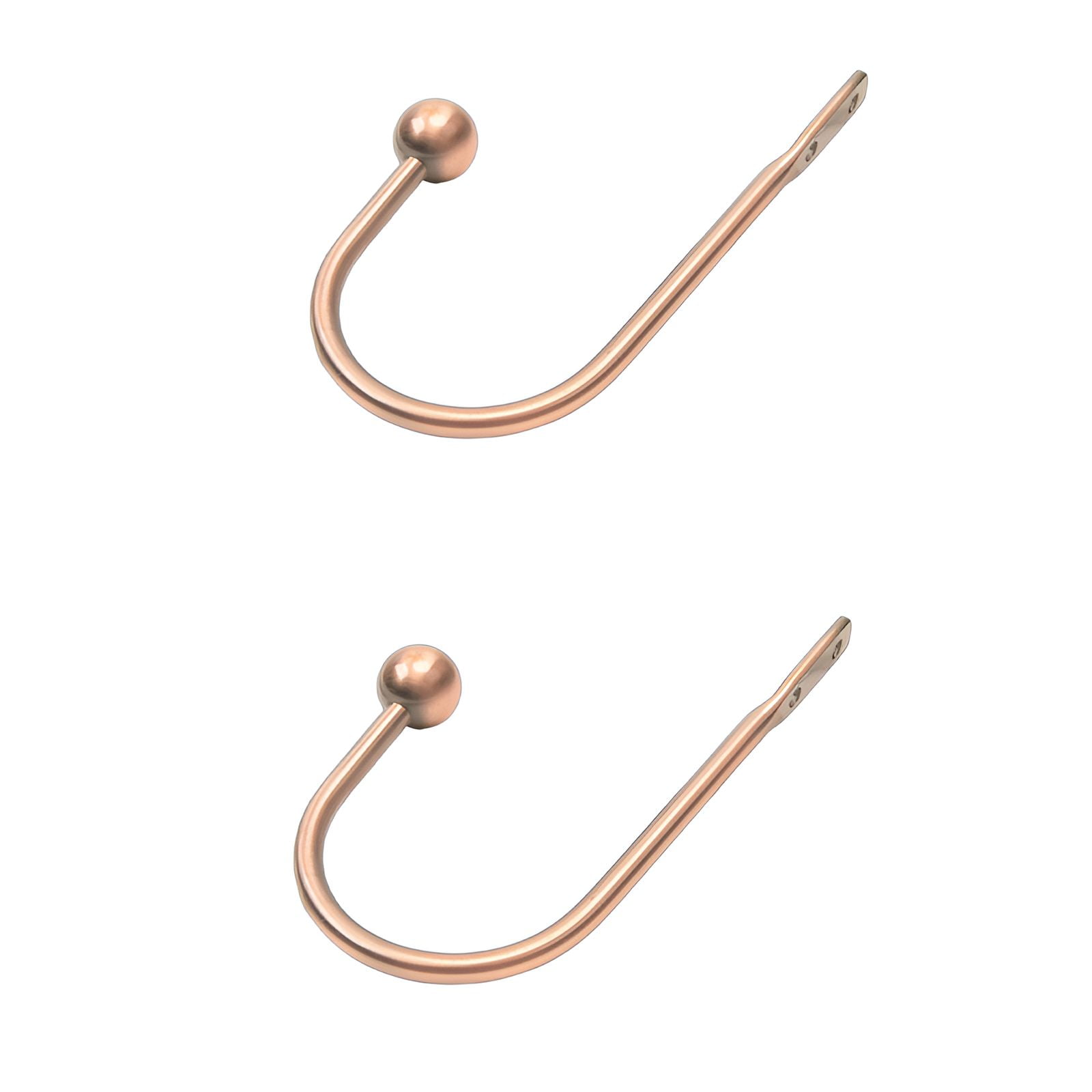 FACEGA 2Pcs Curtain Rings Firm Hold Curtain Hangers Clips Smooth Touch ...