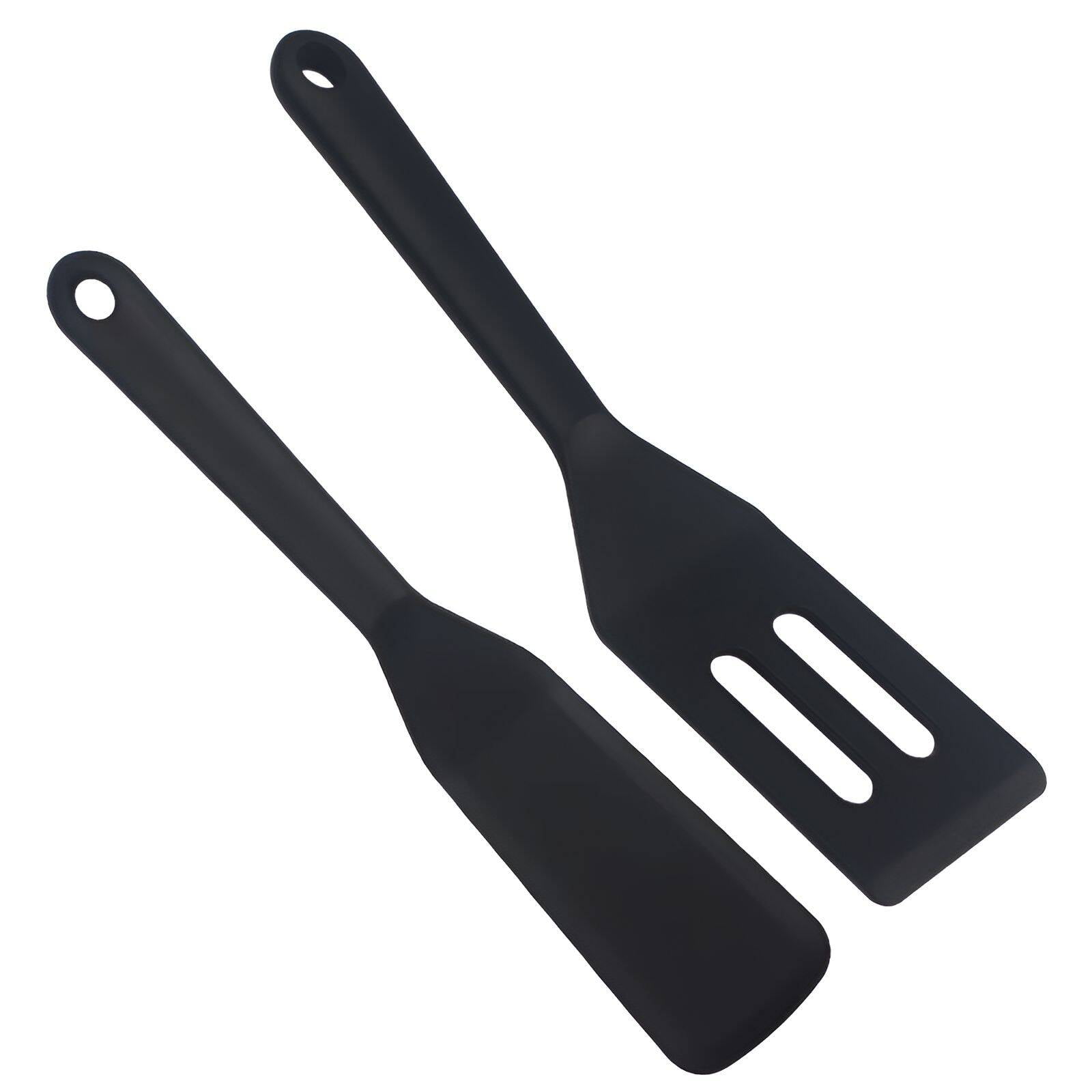 FACEGA 2Pcs Rubber Spatula,Compact Design Spatula Set,Safe and Non-Toxic Spatulas Silicone Heat ...