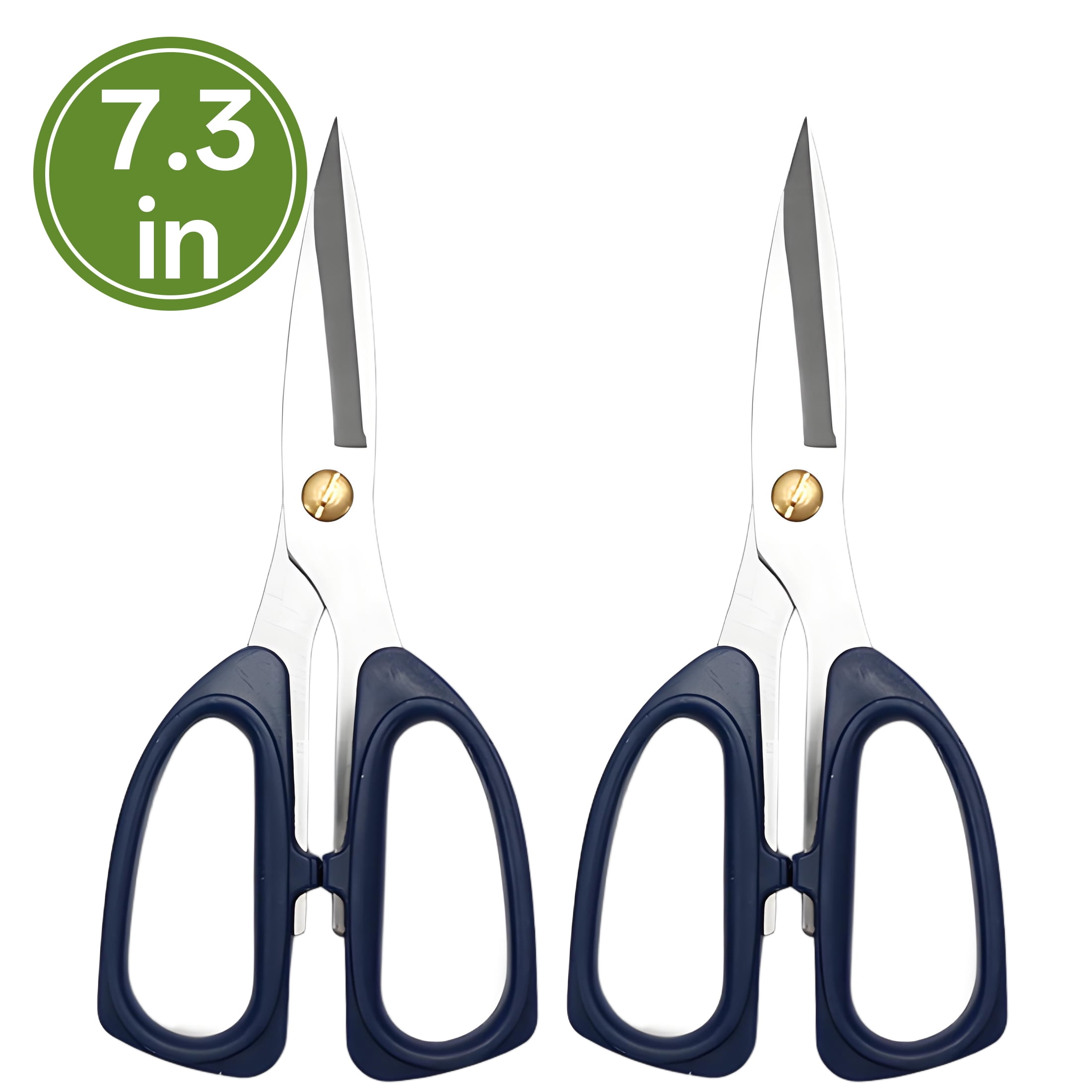 FACEGA 2Pcs Scissors All Purpose,Pointed 7.3" Cute Scissors,Pp Handle ...