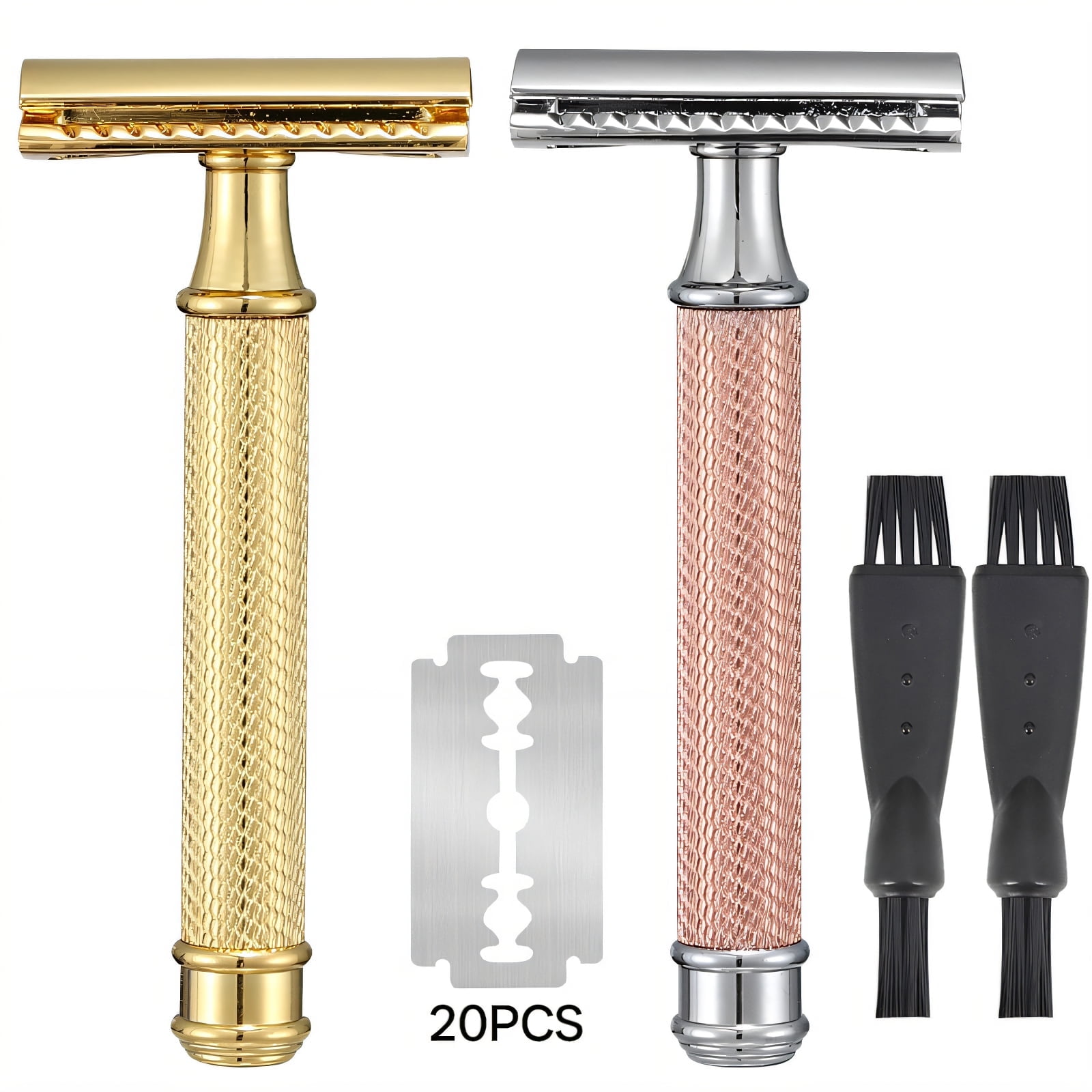 FACEGA 2Pcs Single Blade Razors for Men,Comfortable to Hold Safety ...