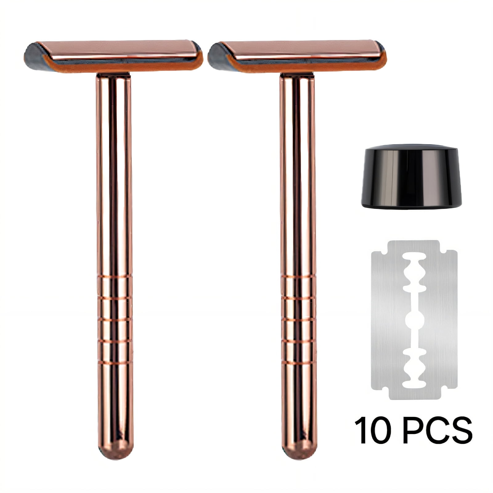 FACEGA 2Pcs Single Blade Razors for Men,Sealed Blade Head Safety Razor ...