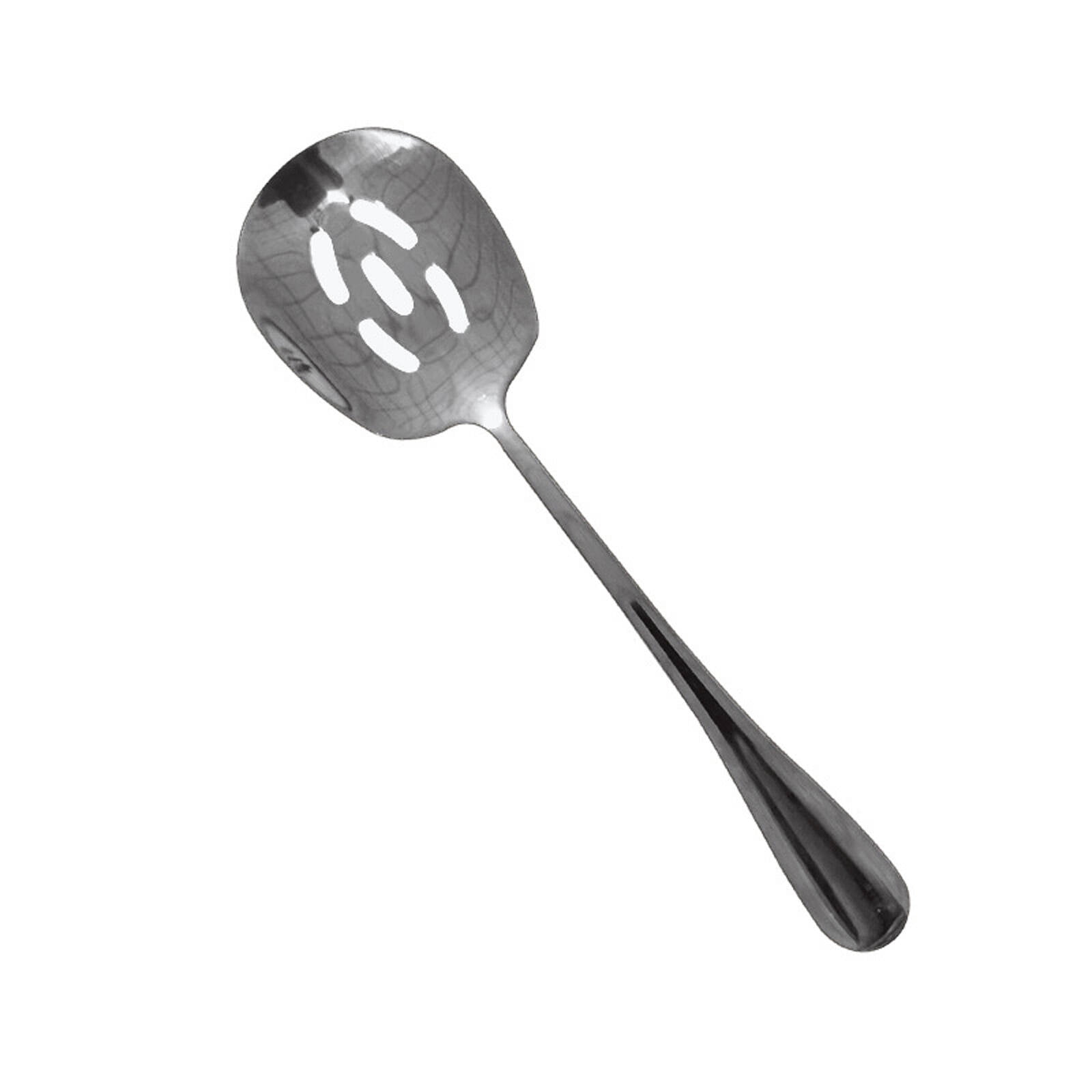 FACEGA 2Pcs Slotted Serving Spoon,Large Size Design Silverware Set ...