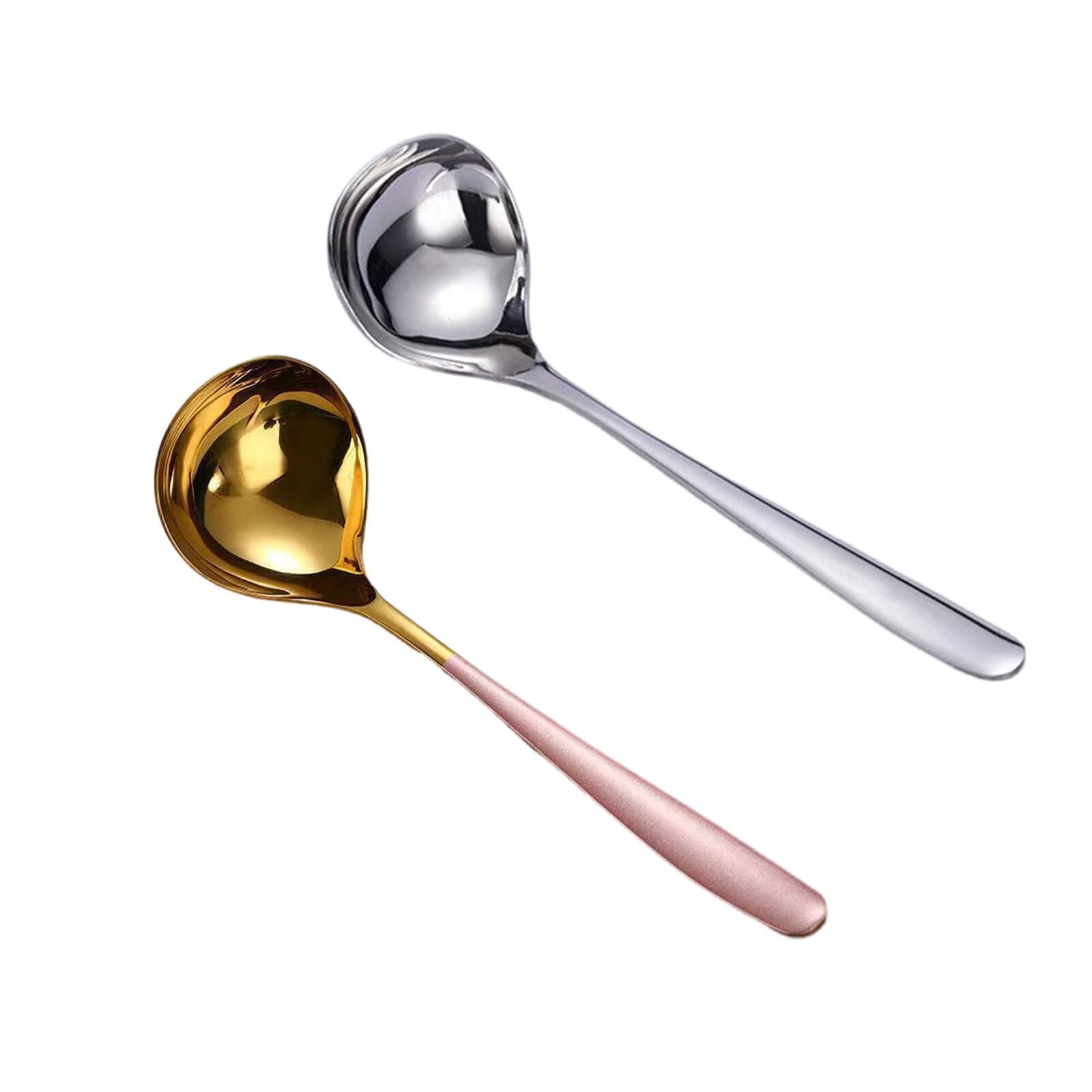 FACEGA 2Pcs Soup Ladle,Large Head Design Gravy Ladle,Wider Scoop ...