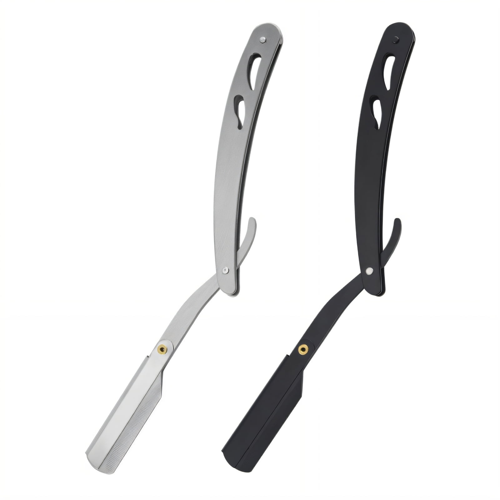 FACEGA 2Pcs Straight Razors for Men,Selected Stainless Steel Single ...