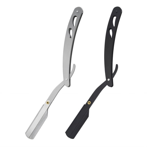 FACEGA 2Pcs Straight Razors for Men,Selected Stainless Steel Single ...