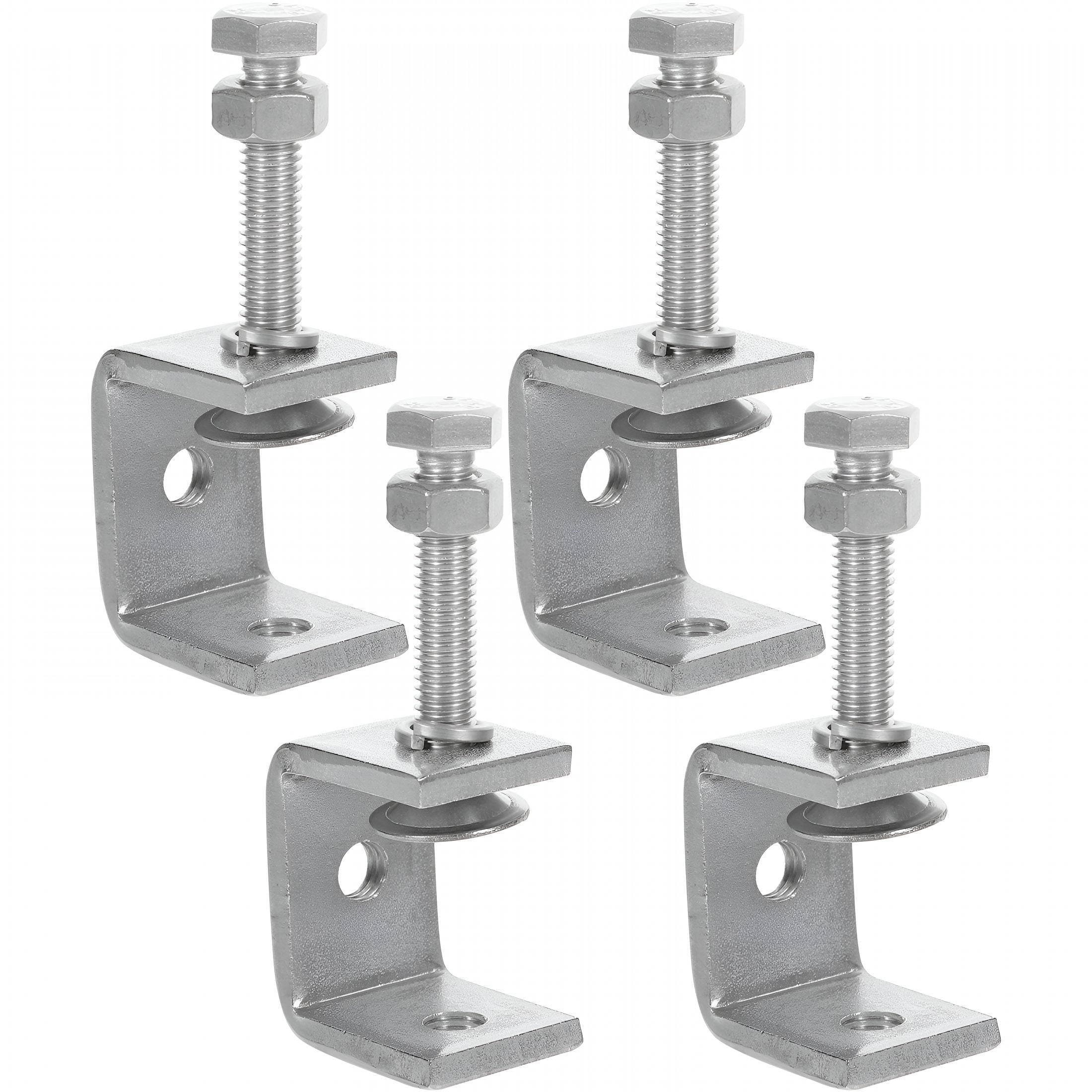 FACEGA 2pcs Small C Clamp Stainless Steel Woodworking Clamp Home ...