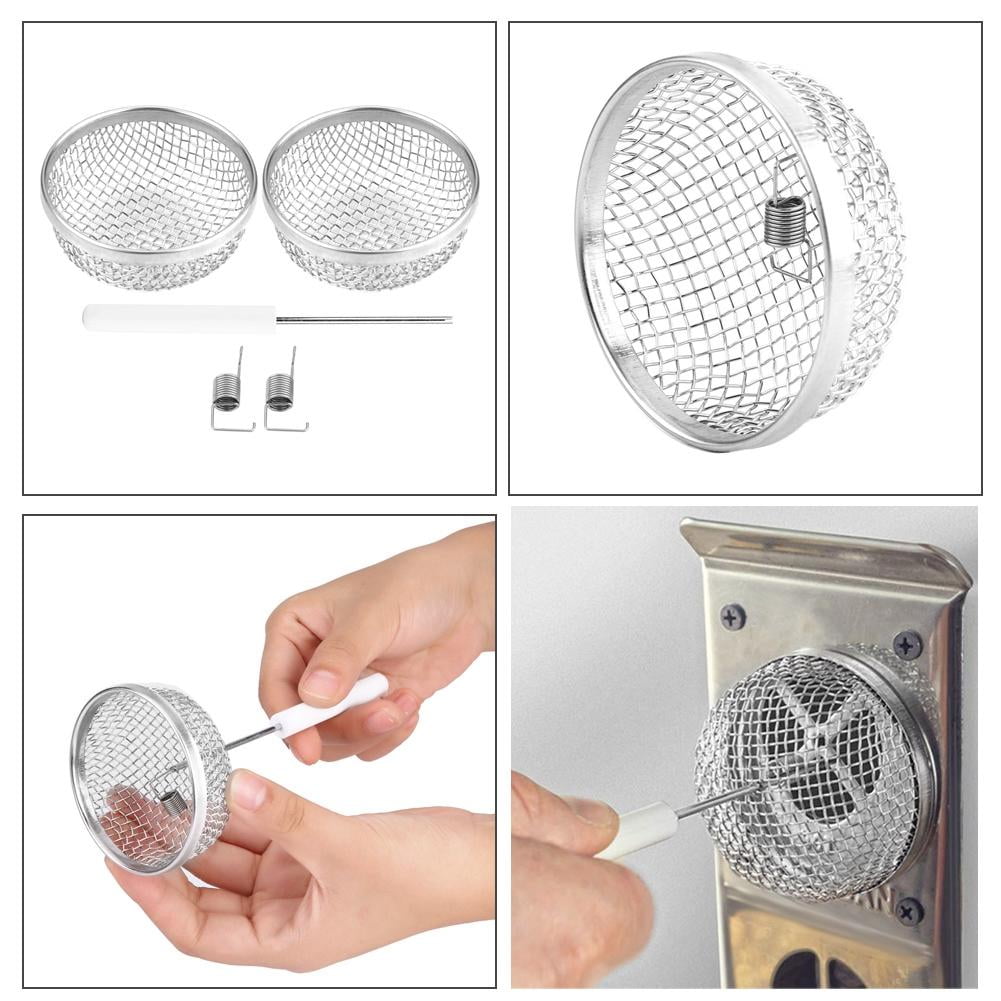 FACEGA 2pcs Stainless Steel Vent Bug Furnace Screen Cover for Camper ...