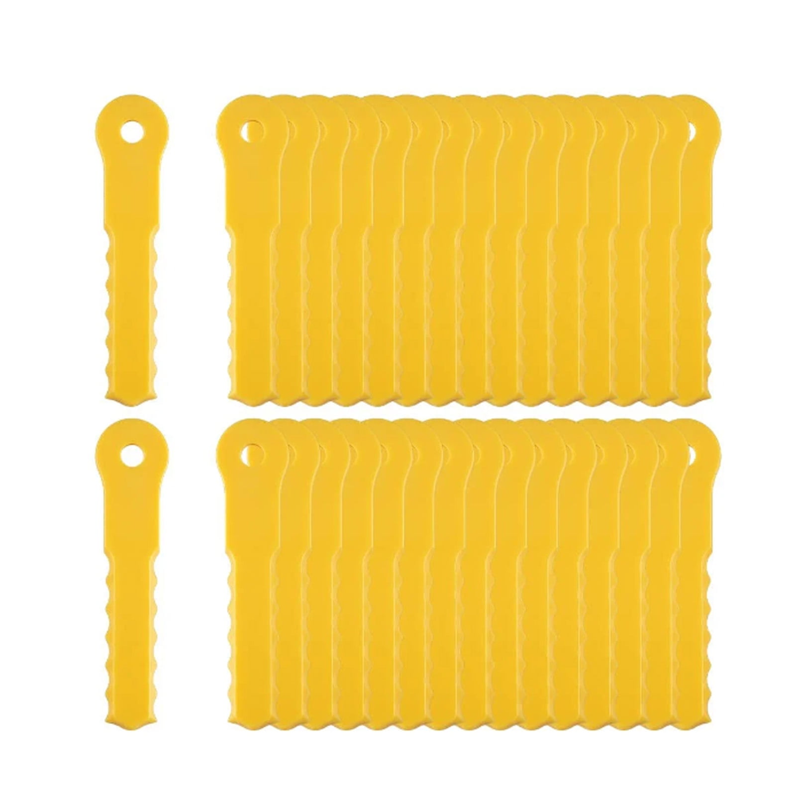 FACEGA 30 Pcs Weed Wacker Blade,Durable Lawn Trimming Lawn Mower ...