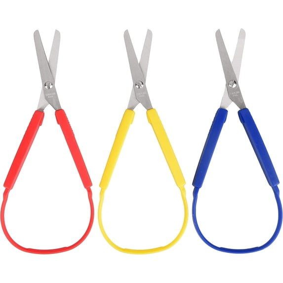 FACEGA 3Pcs Scissors For Office,Safe Rounded Tip Safety Scissors,Easy ...